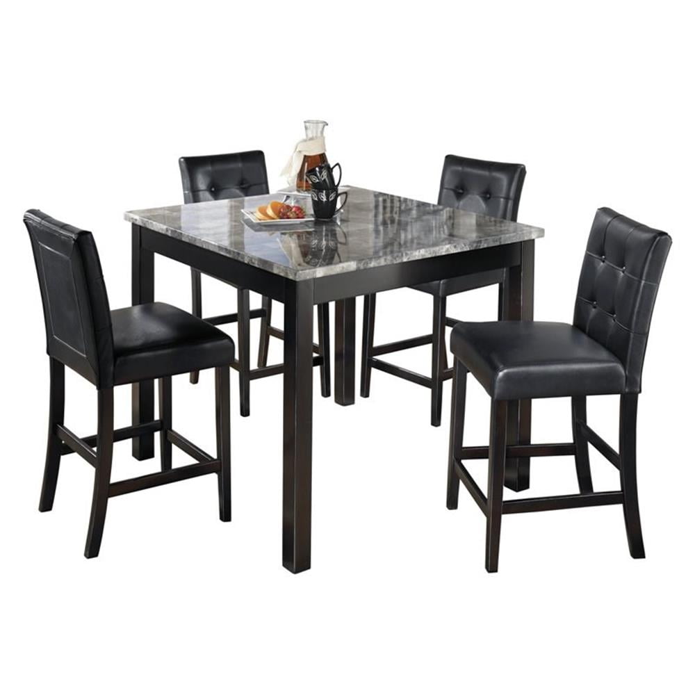 Ashley Furniture Maysville 5-Piece Square Counter Table Set, High ...