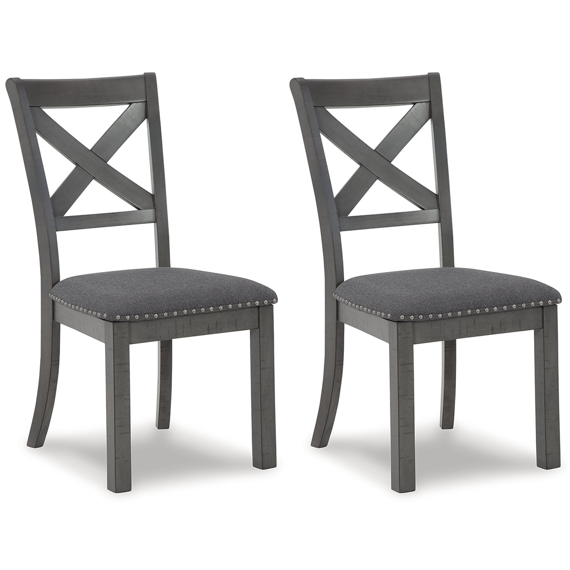 Ashley Myshanna Upholstered Dining Chairs, Set of 2, Modern Farmhouse ...