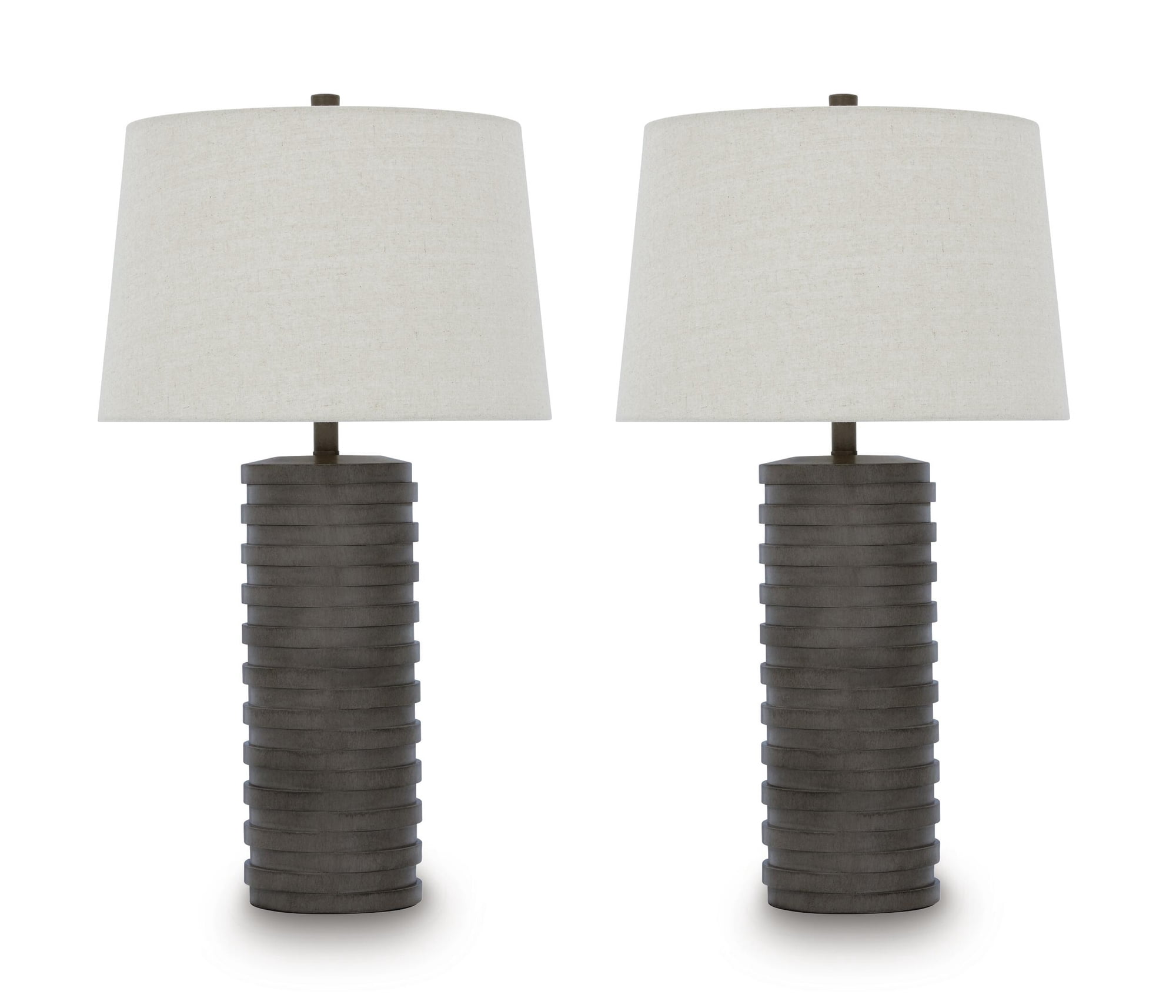 Signature Design by Ashley Neilett Table Lamp Set (2), Antique Brown ...