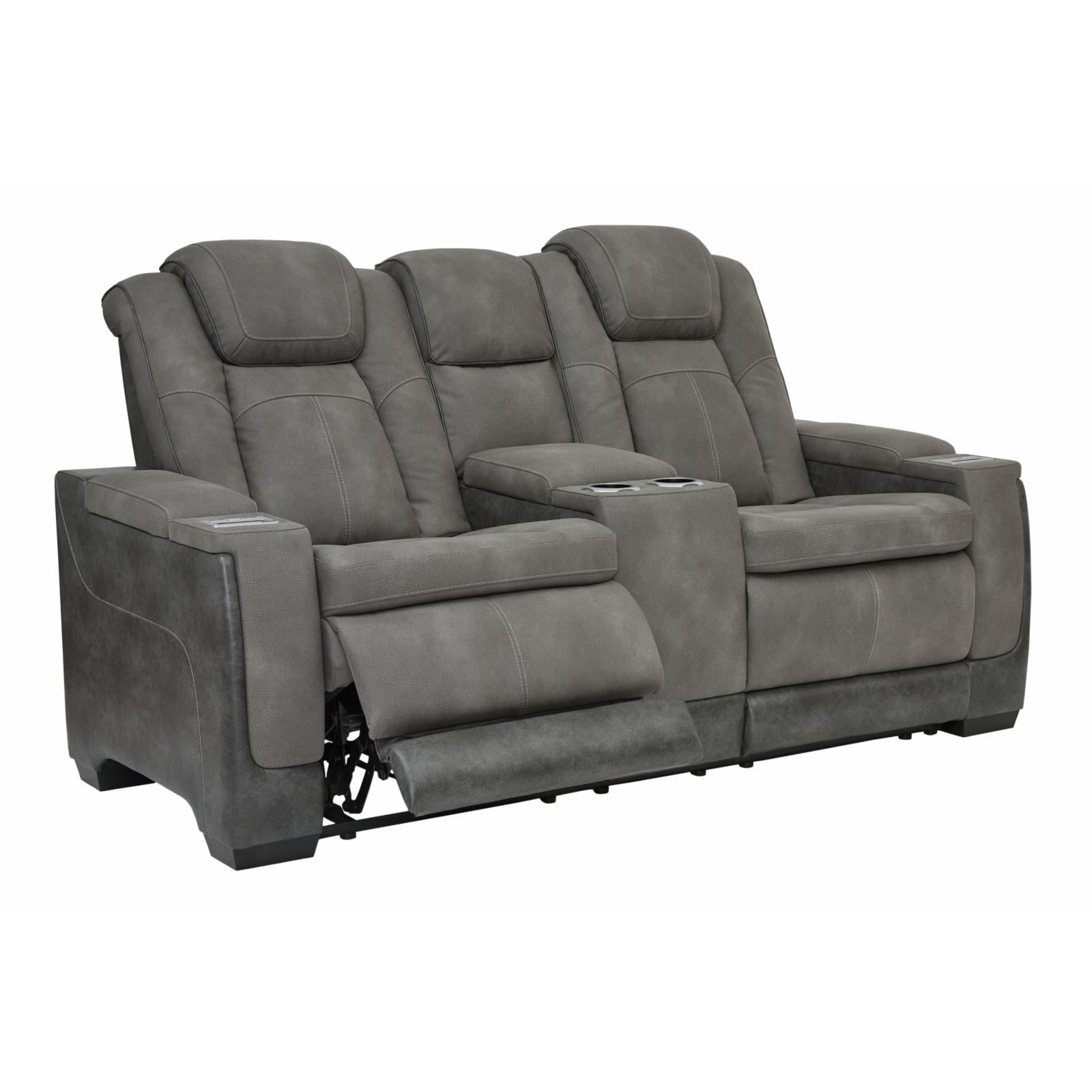 Ashley Furniture Next-Gen DuraPella Faux Leather Reclining Loveseat in ...