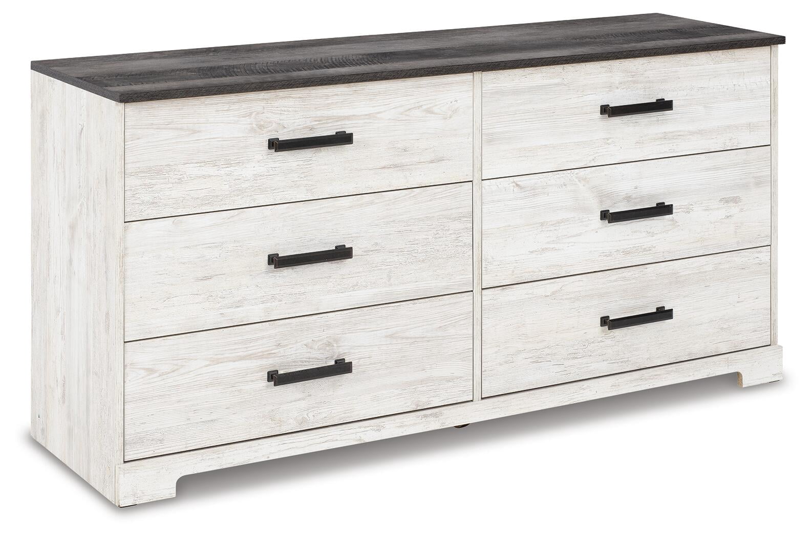 Signature Design by Ashley Shawburn Six Drawer Dresser, Two-Tone ...