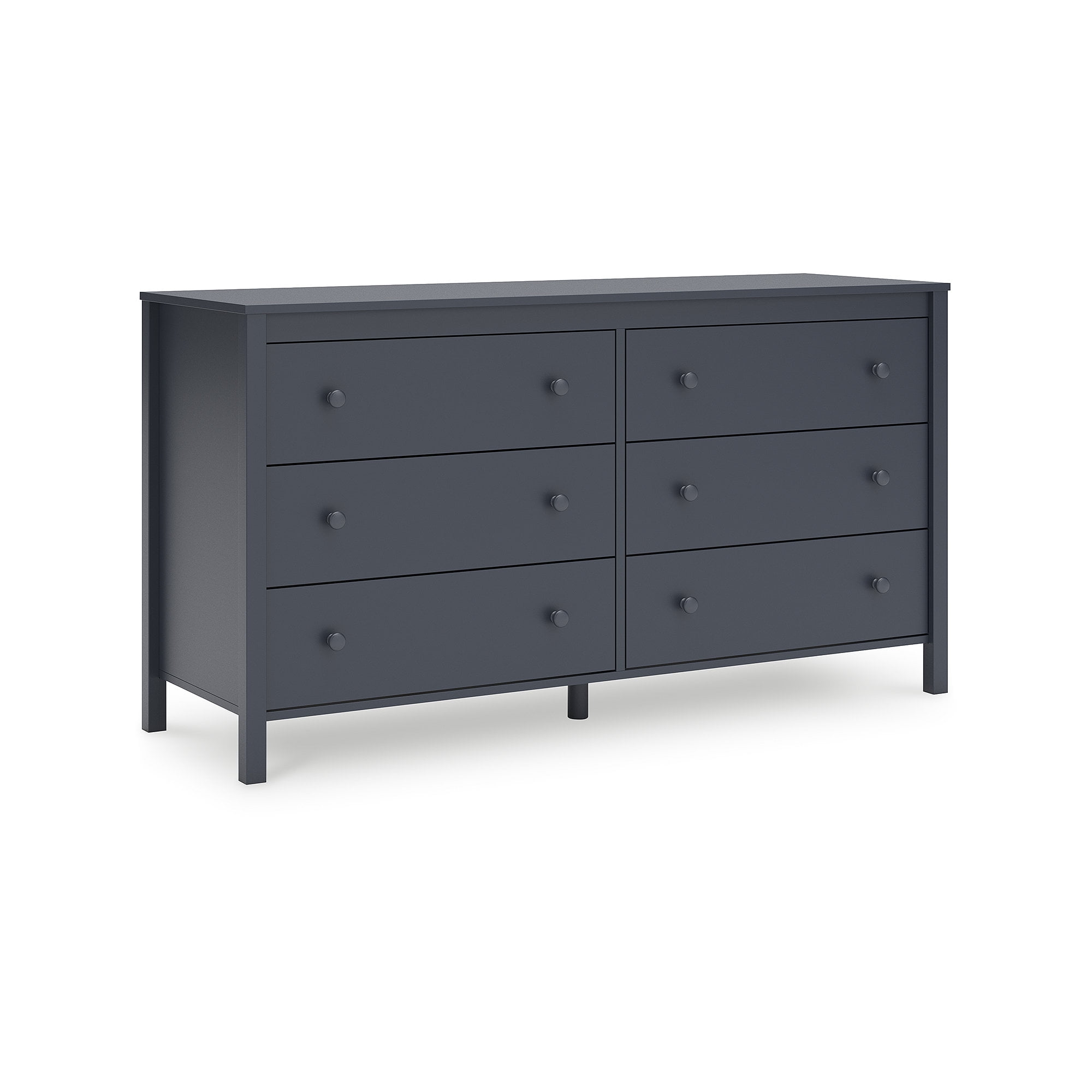 Signature Design by Ashley Simmenfort Six Drawer Dresser, Navy Blue ...