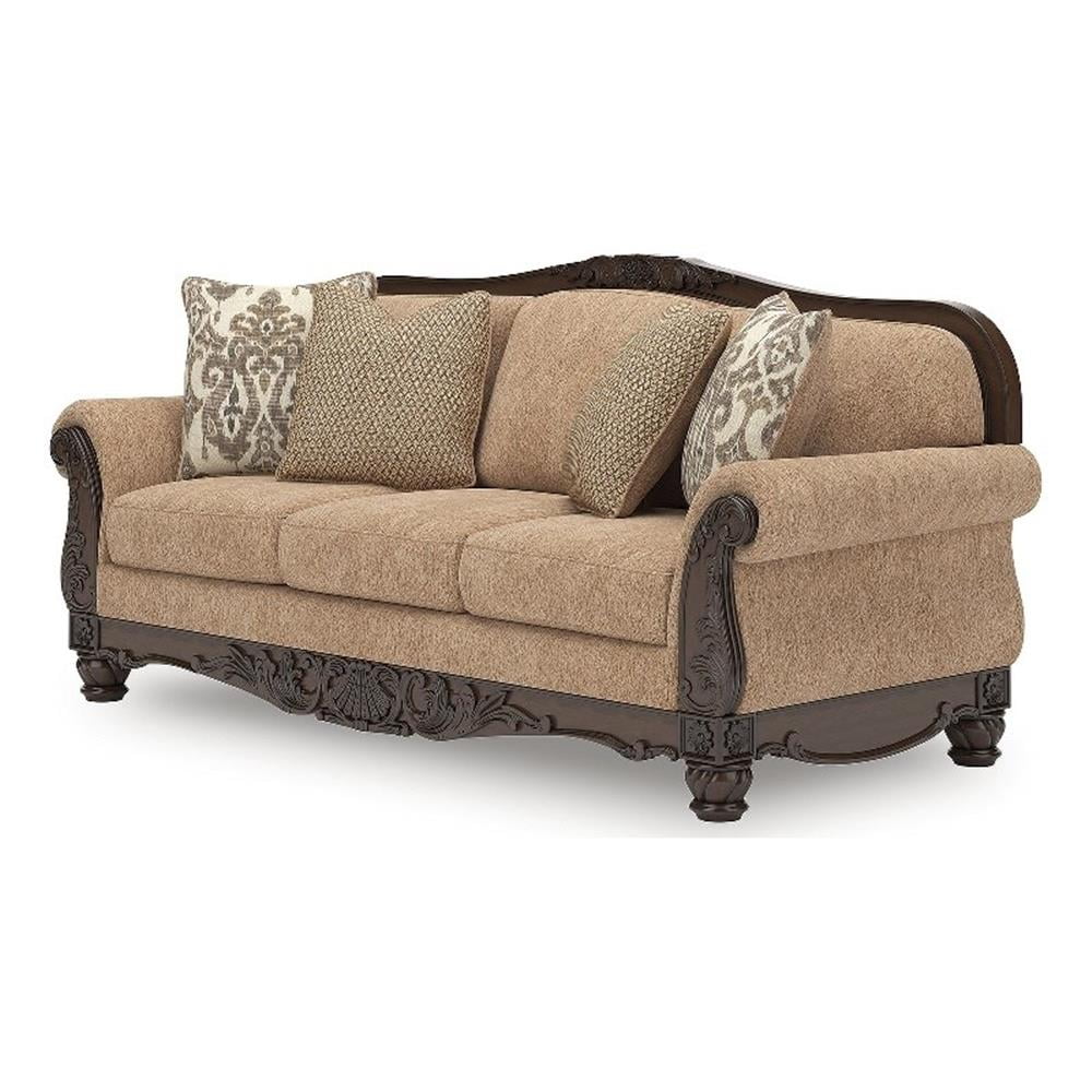 Signature Design by Ashley Stanmore Brown Sofa - Walmart.com