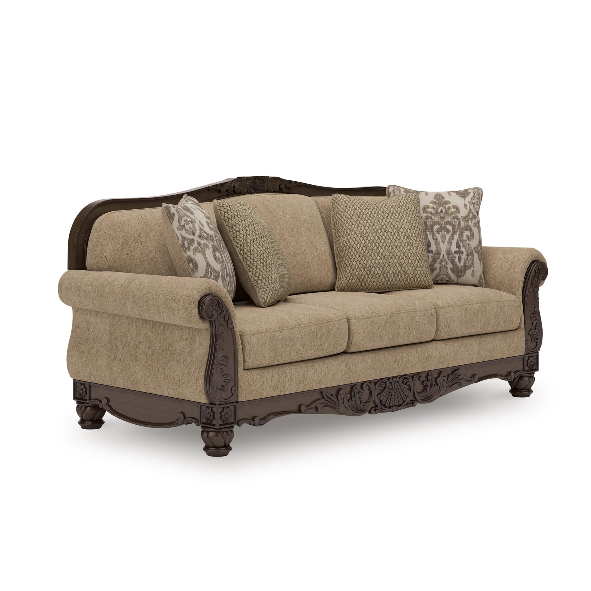 Signature Design by Ashley Stanmore Brown Sofa - Walmart.com