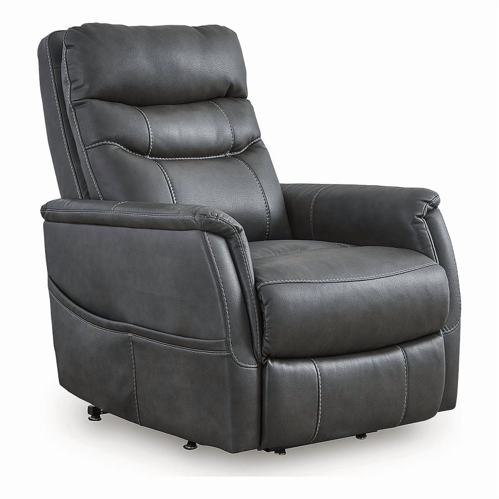 Signature Design by Ashley Strawbill Black Power Lift Recliner ...