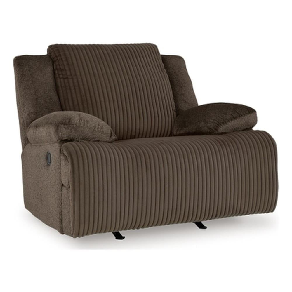 Ashley Furniture Top Tier Chocolate Recliner, 48W x 40D x 40H ...