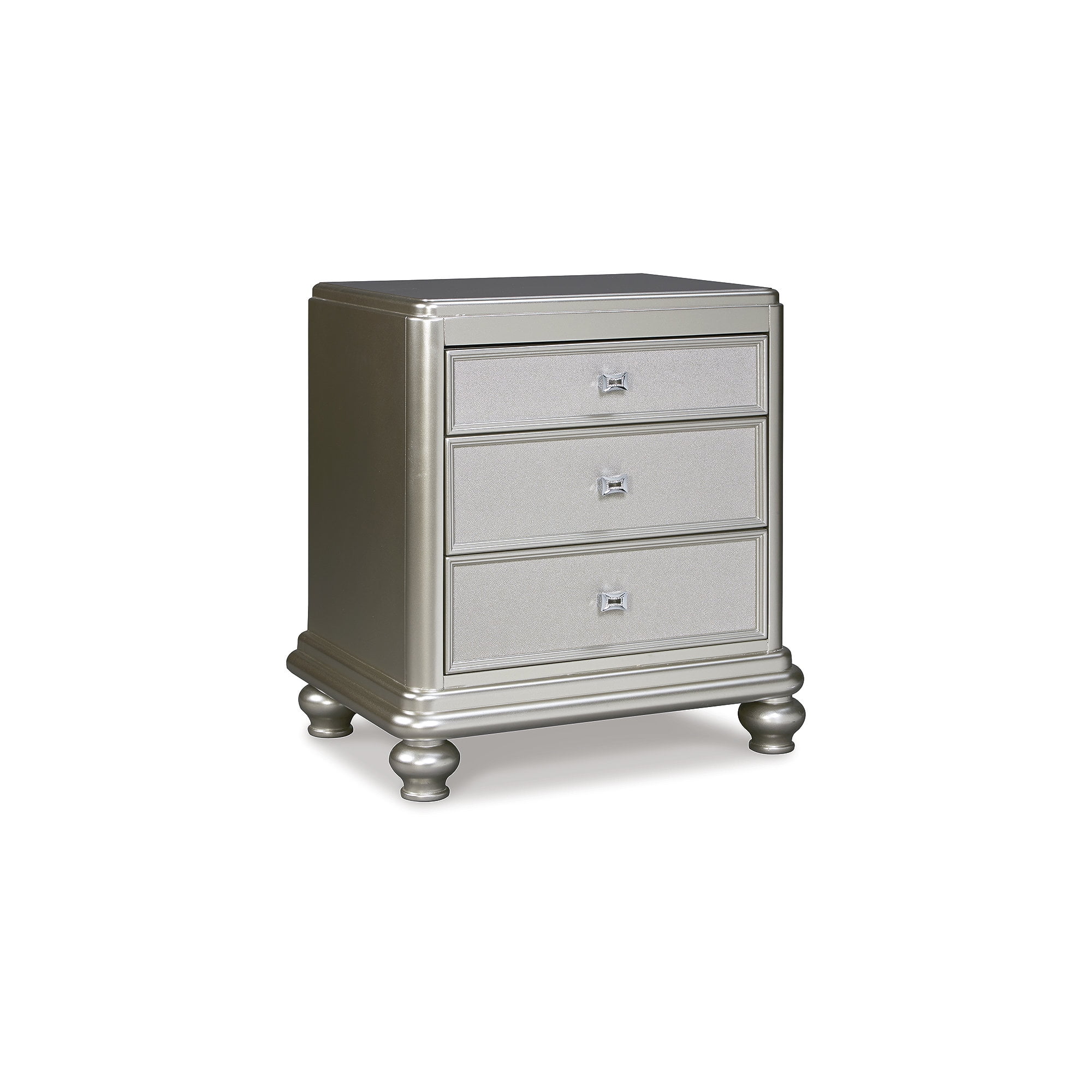 Ashley Signature Design Traditional Coralayne 3 Drawer Nightstand ...