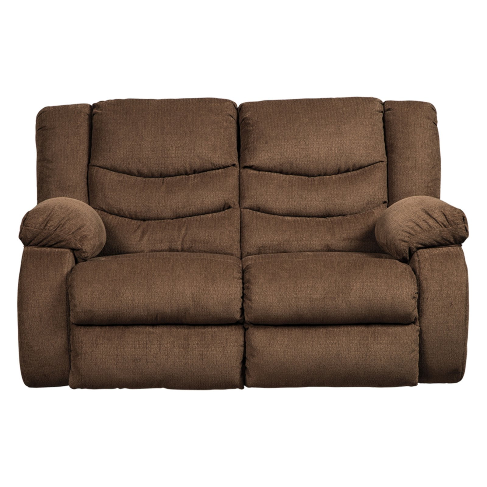 Signature Design by Ashley Tulen Reclinable Loveseat in Chocolate ...