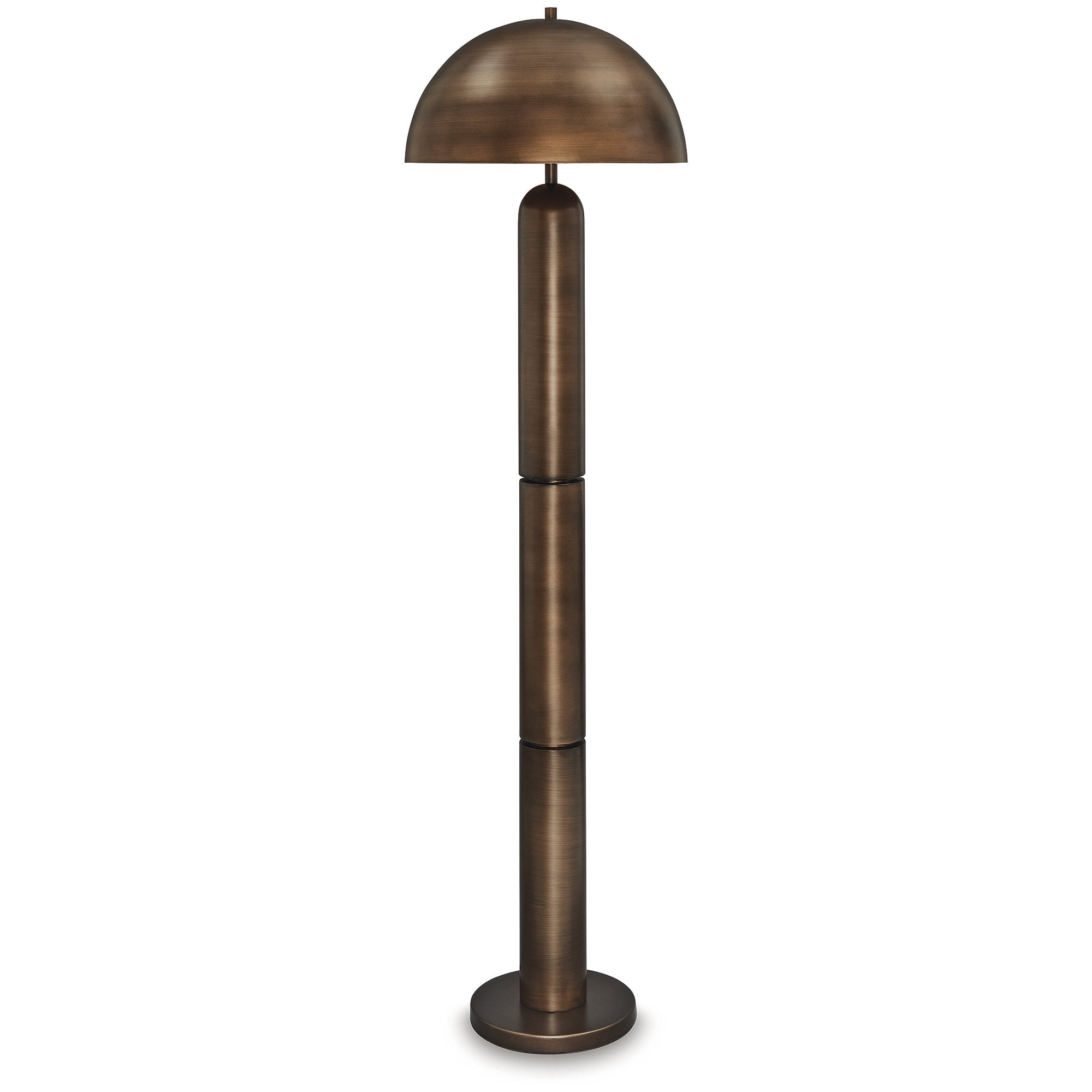 Signature Design by Ashley Wendfield Industrial Metal Floor Lamp with ...