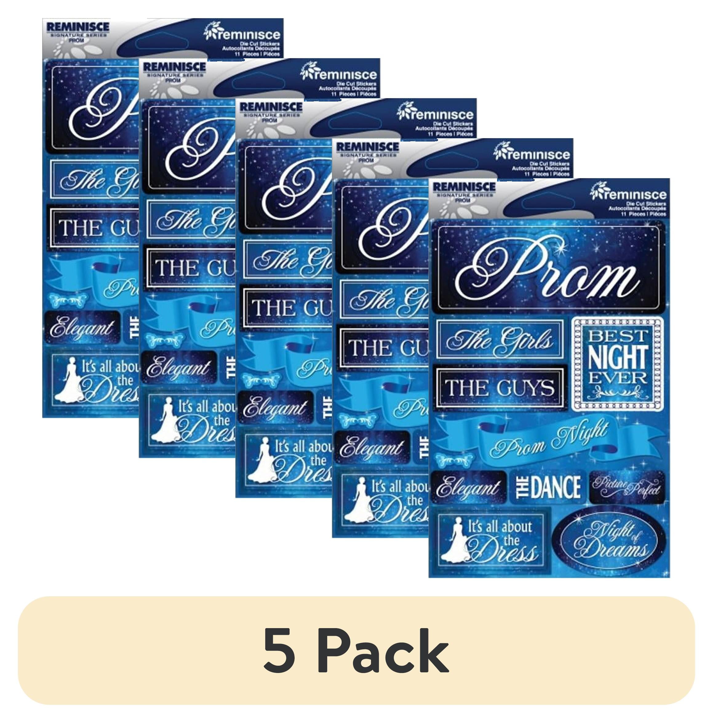 (5 pack) Signature Dimensional Stickers 4.5"X6" Sheet-Prom - Walmart.com