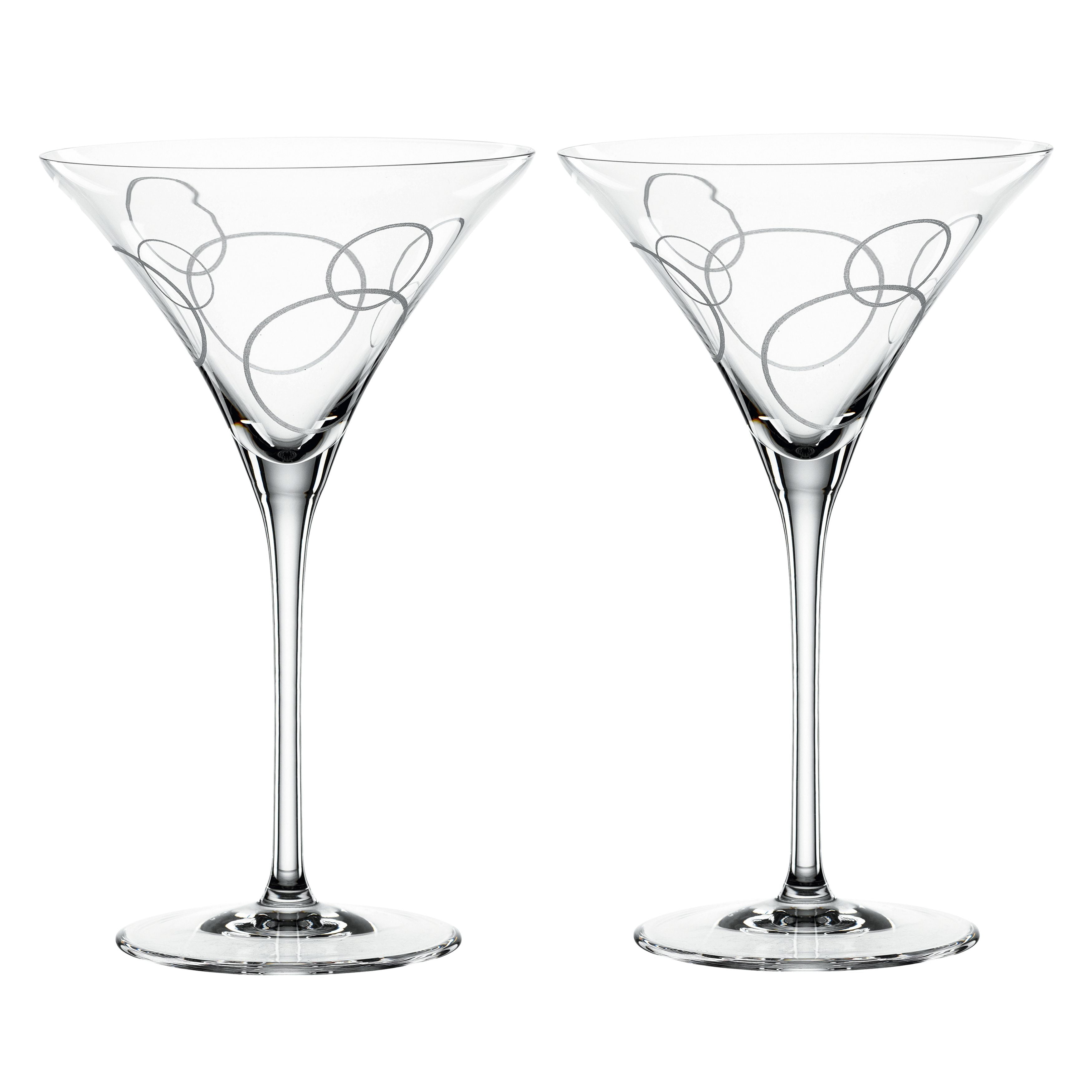 Signature Drinks Lines Cocktail Glass , Set of 2 - Walmart.com