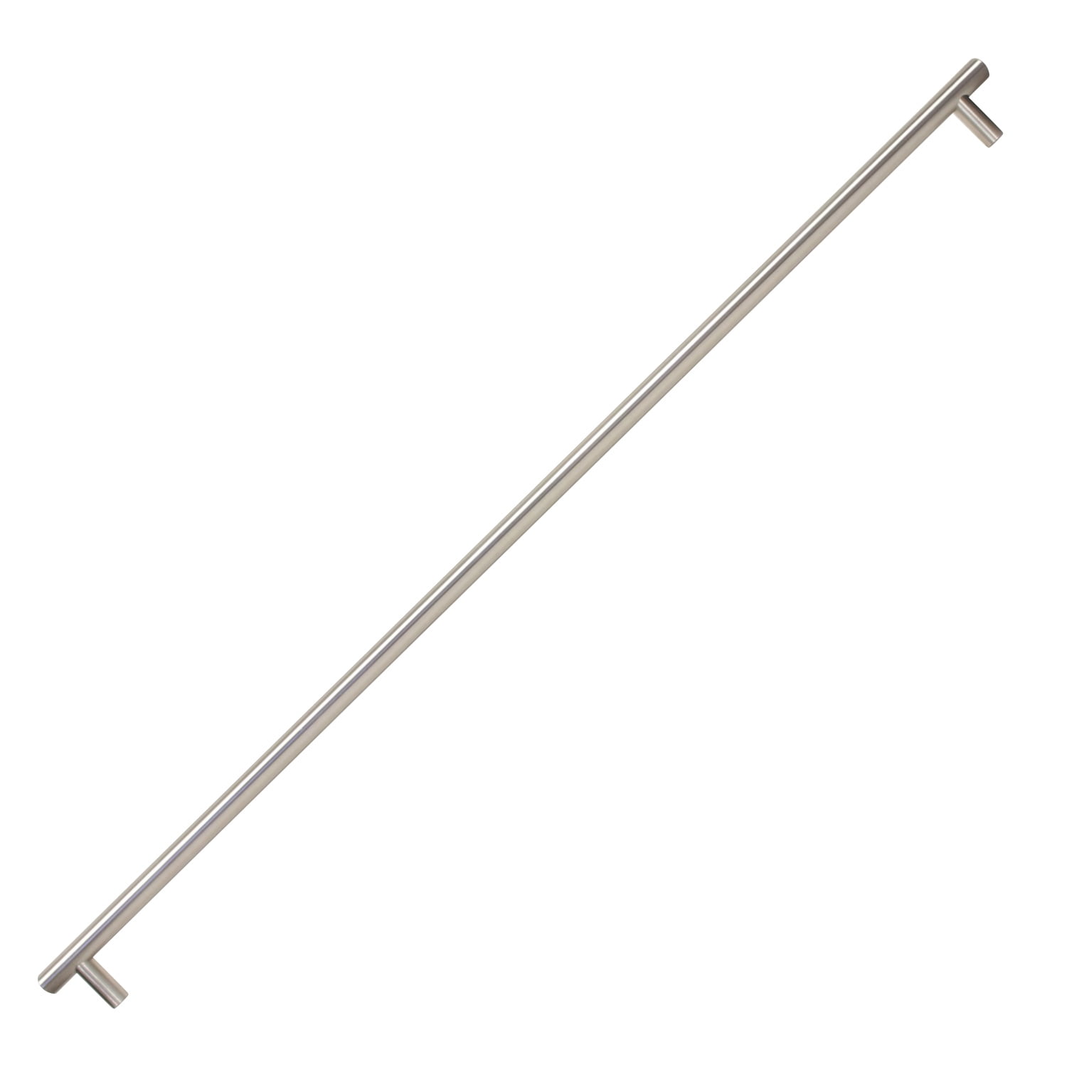 Signature Euro Style Solid Metal Pull / Handle Brushed Nickel 22-1/8 ...