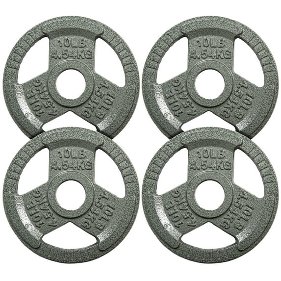 Signature Fitness 2-Inch Cast Iron Weight Plates – Olympic Barbell ...