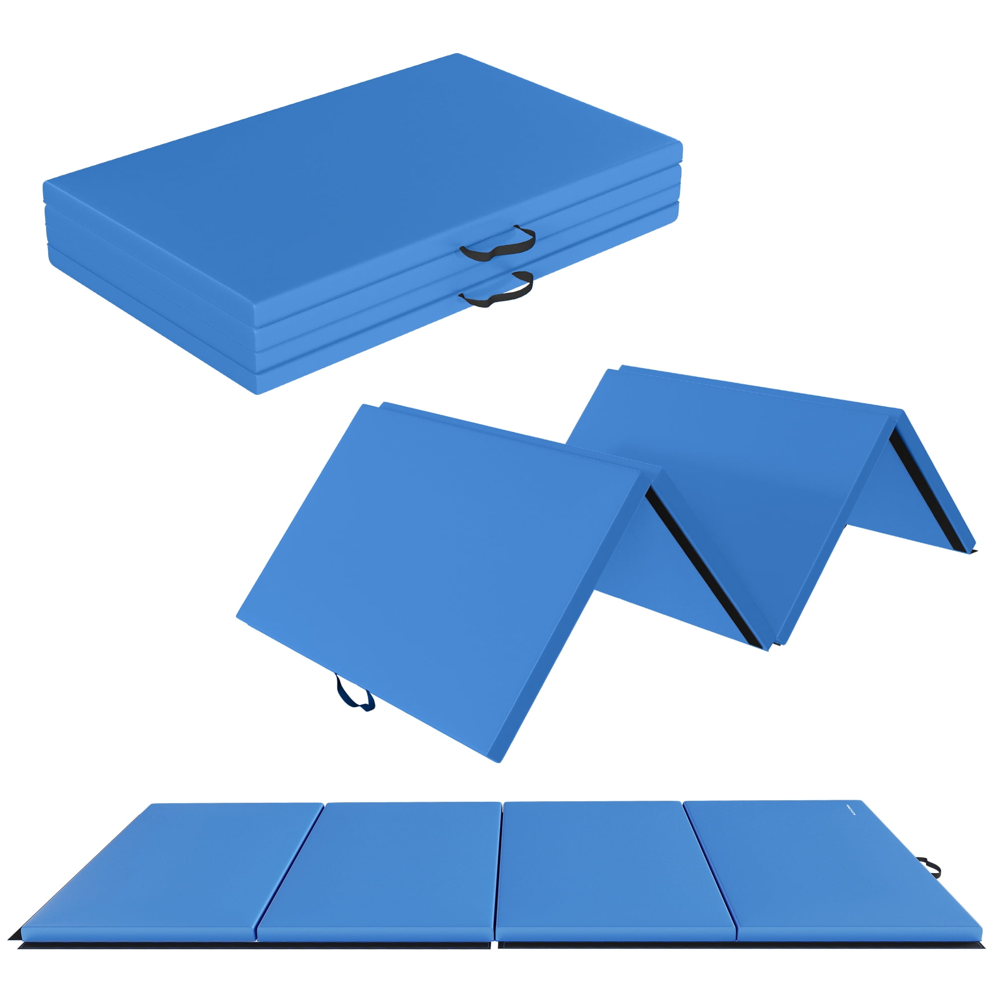 Signature Fitness 4ft x 10ft x 2in Folding Gymnastics Mat, Extra Large ...