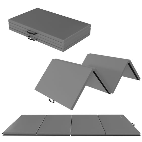 Signature Fitness 4ft x 10ft x 2in Folding Gymnastics Mat, Extra Large ...