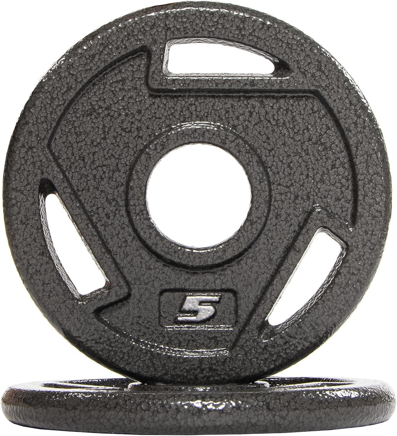 Signature Fitness Cast Iron Plate Weight Plate for Strength Training ...