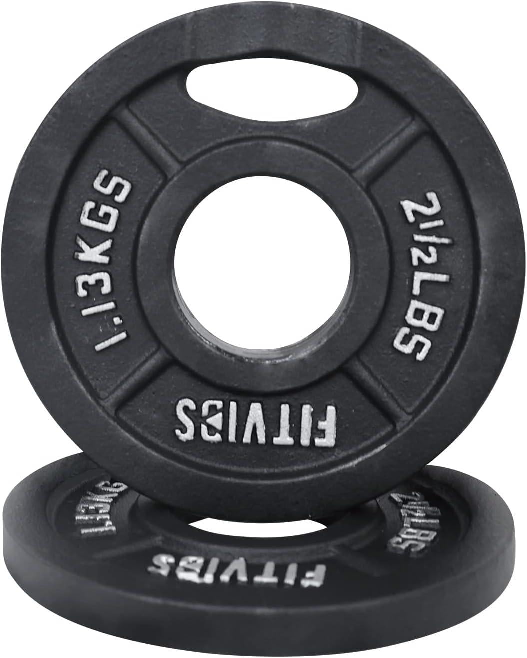 Signature Fitness Cast Iron Plate Weight Plate for Strength Training ...