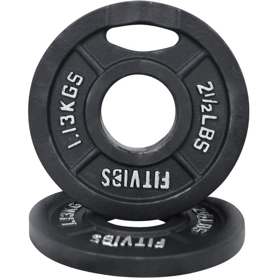 Signature Fitness Cast Iron Plate Weight Plate for Strength Training ...