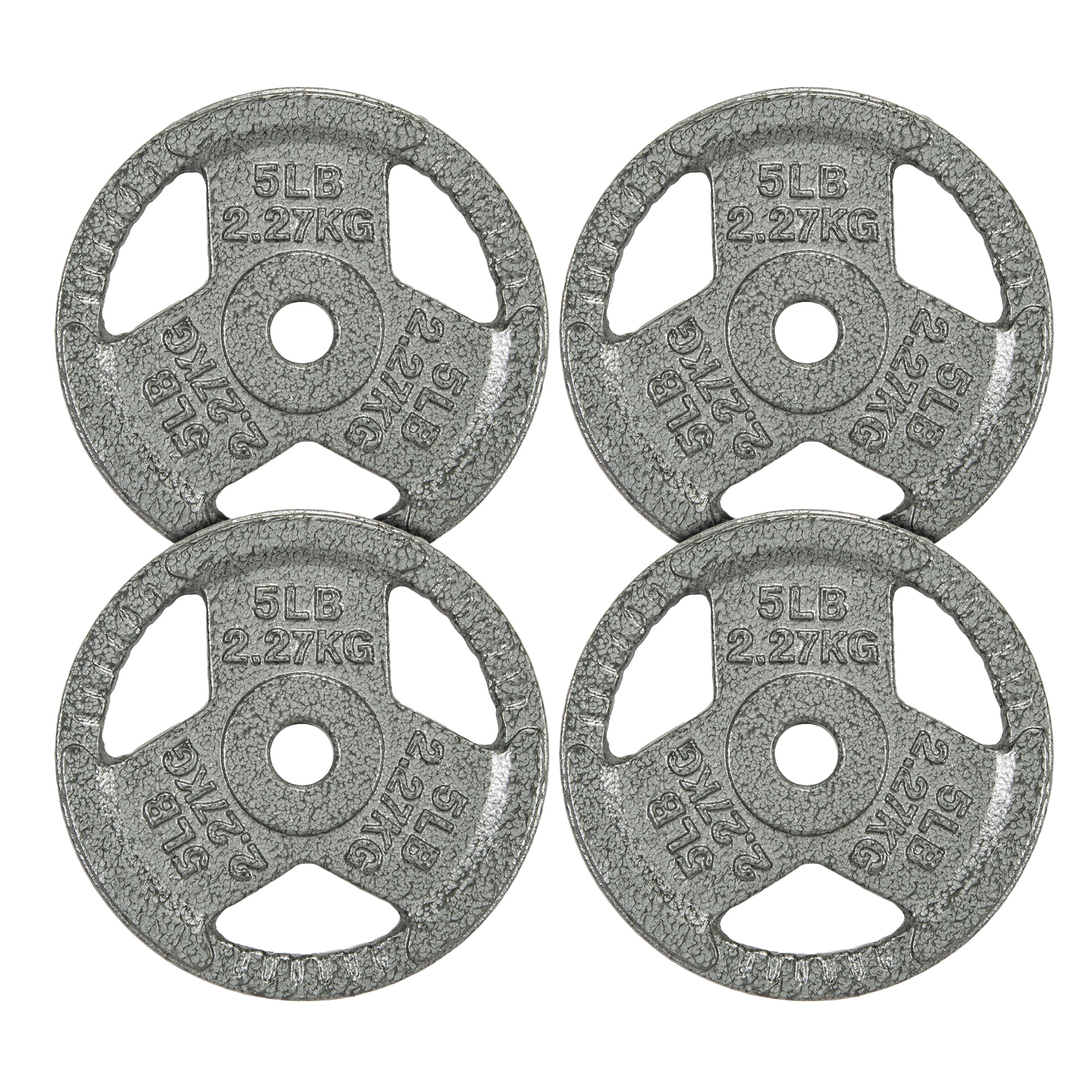 Signature Fitness Cast Iron Weight Plates for Strength Training, Fits 1 ...