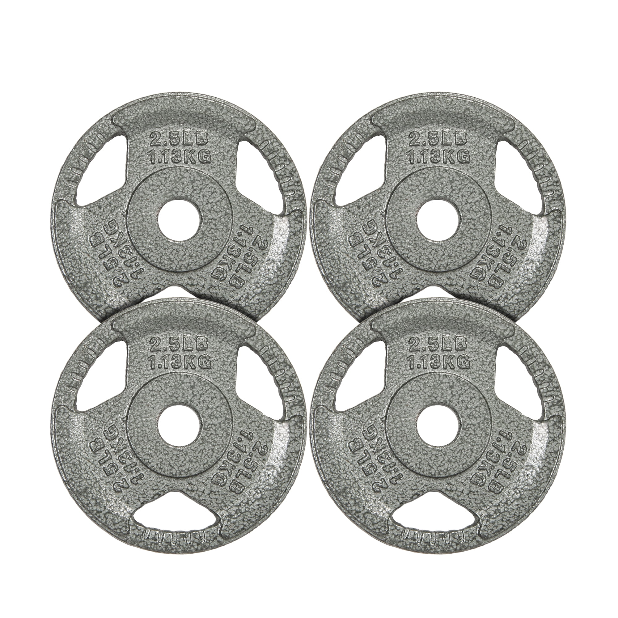 Signature Fitness Cast Iron Weight Plates for Strength Training, Fits 1 ...