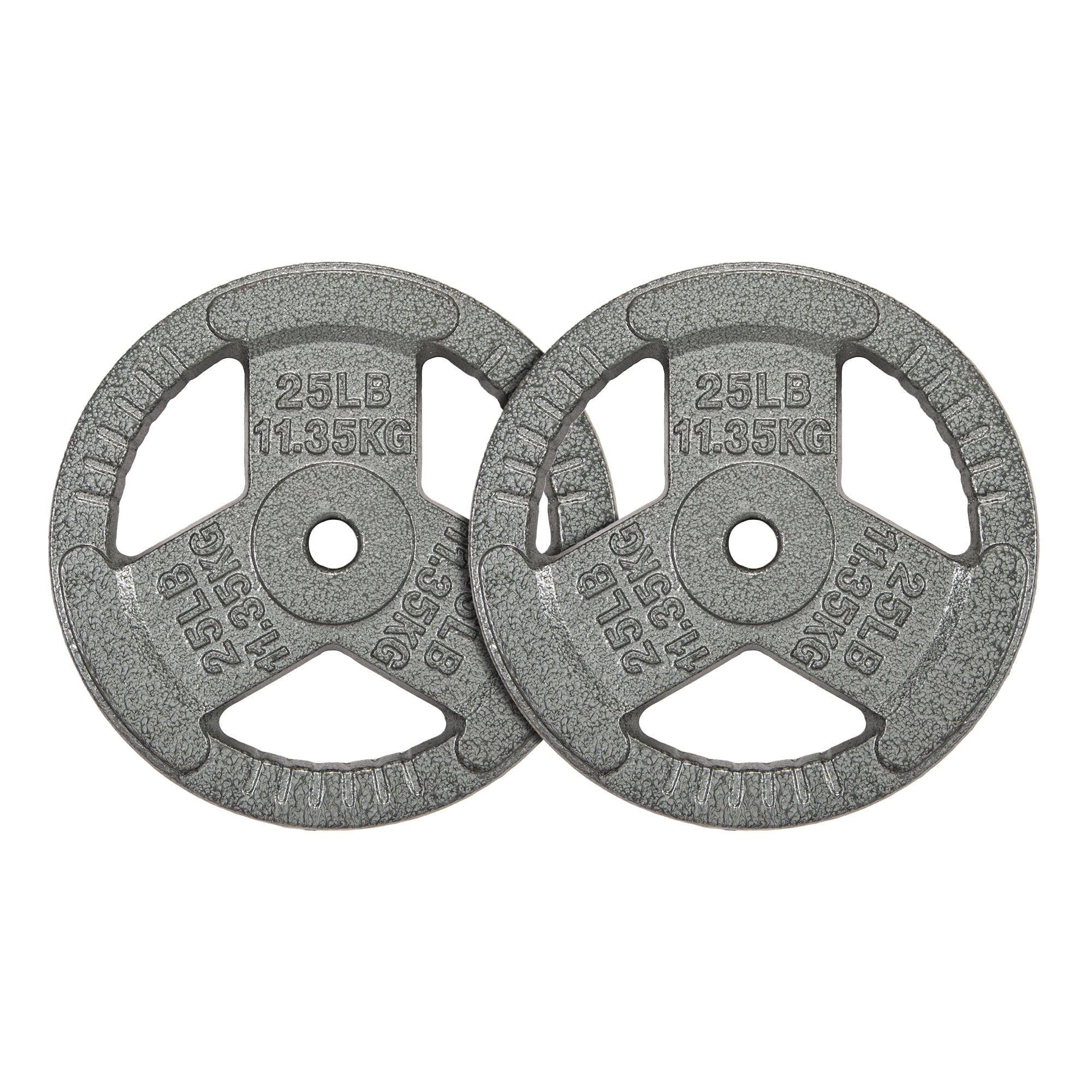 Signature Fitness Cast Iron Weight Plates for Strength Training, Fits 1 ...