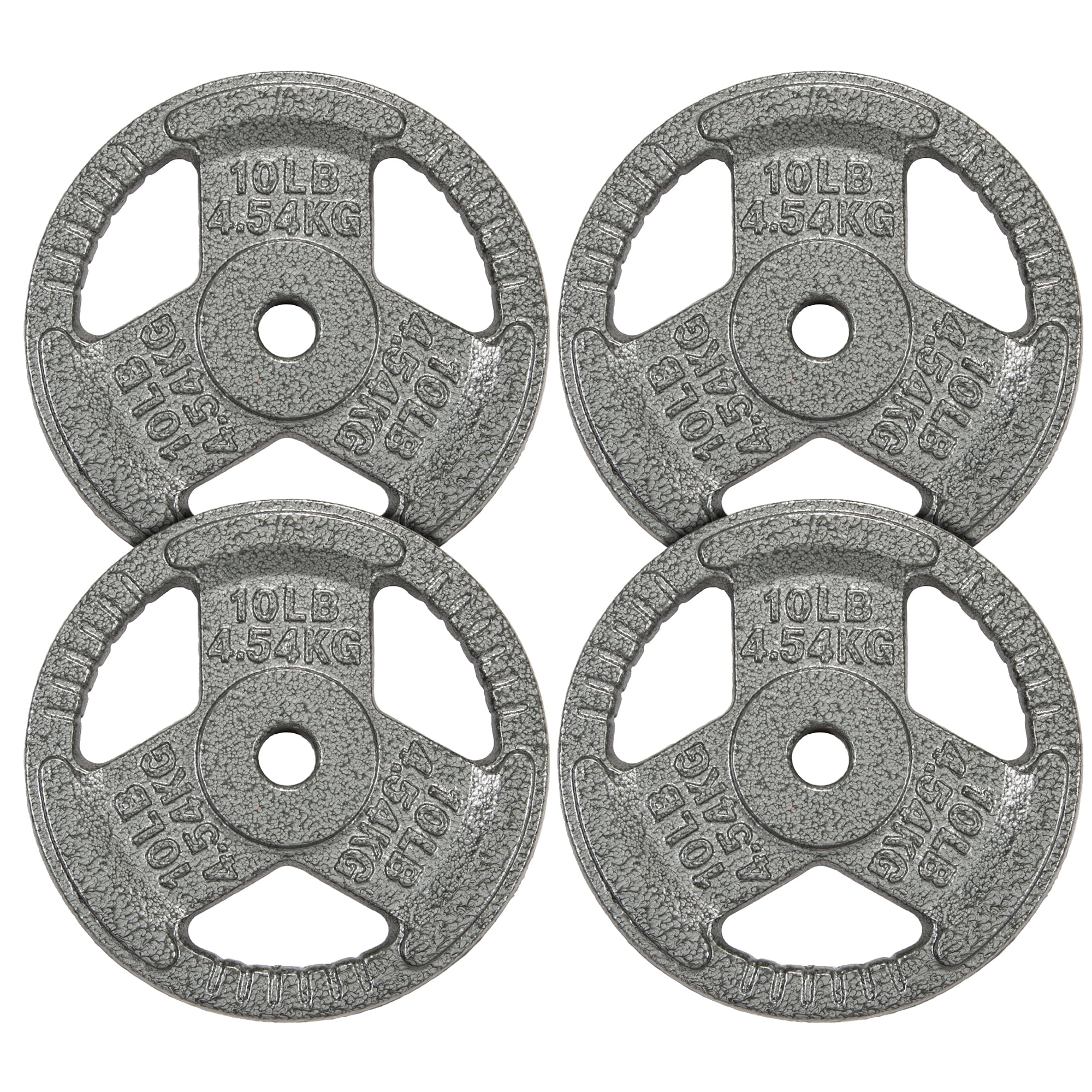 Signature Fitness Cast Iron Weight Plates for Strength Training, Fits 1 ...