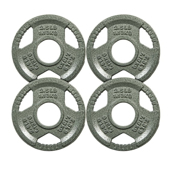 Signature Fitness Cast Iron Weight Plates for Strength Training, Fits 2 ...