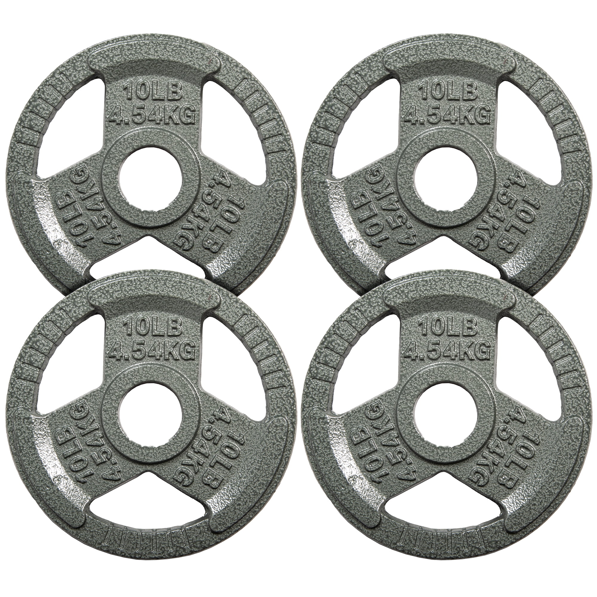 Signature Fitness Cast Iron Weight Plates for Strength Training, Fits 2 ...