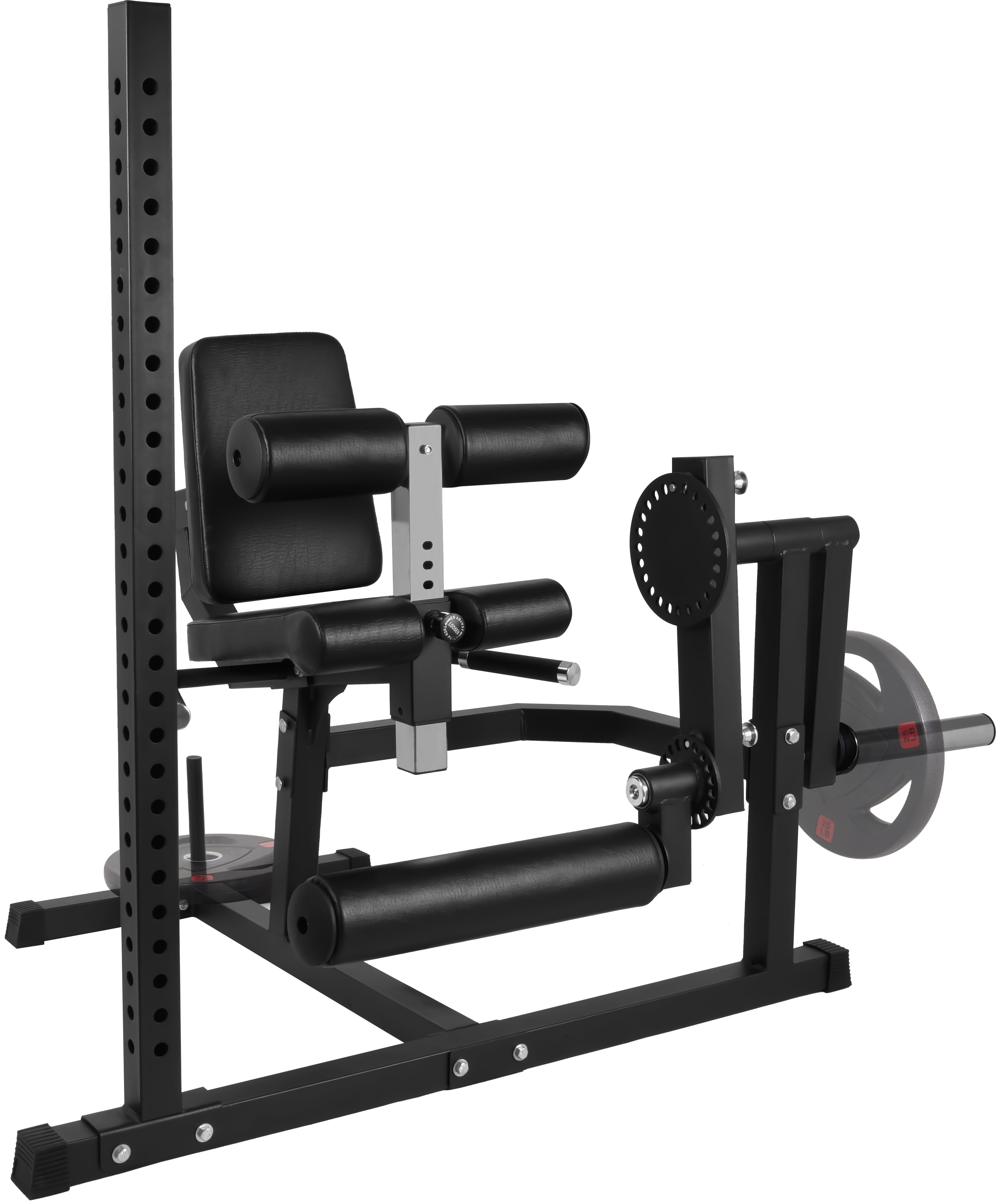 Signature Fitness Seated Leg Extension Machine, Black Iron Construction ...