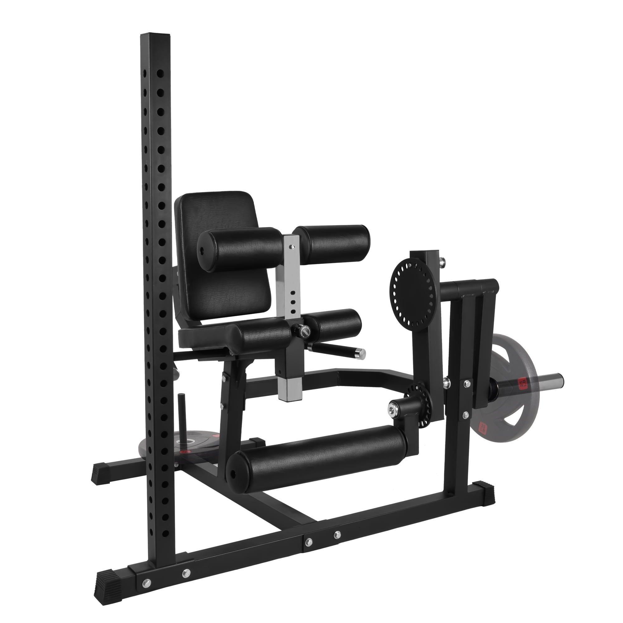 Signature Fitness Seated Leg Extension Machine, Black Iron Construction ...