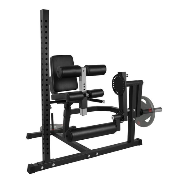 Signature Fitness Seated Leg Extension Machine, Black Iron Construction ...