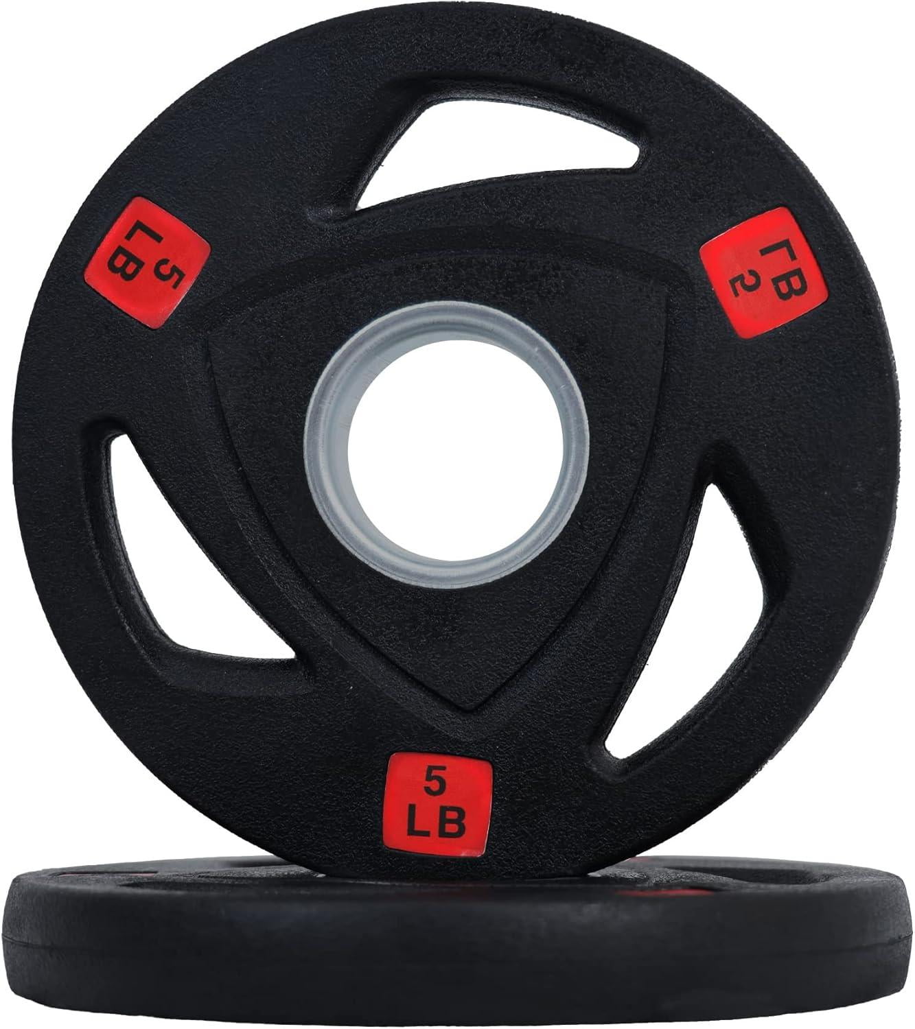 Signature Fitness Vinyl Coated Cast Iron Plate Weight Plate for ...