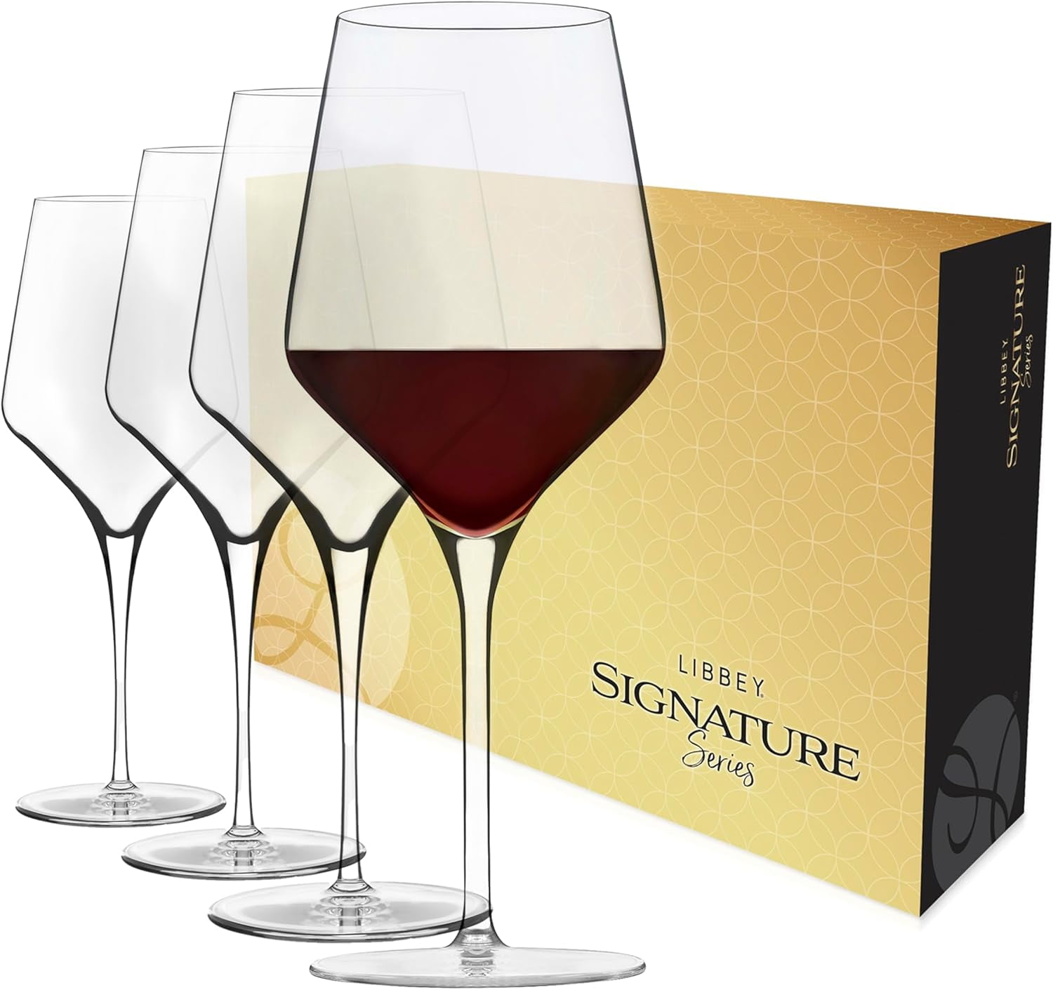 Signature Greenwich All-Purpose Wine Gift Set of 4, 16-ounce - Walmart.com