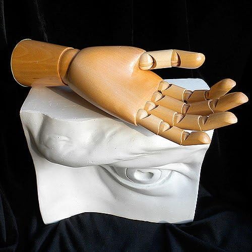 Signature Hand Manikin - 10 Inch Wooden Female RIGHT Hand$$Art & Craft ...