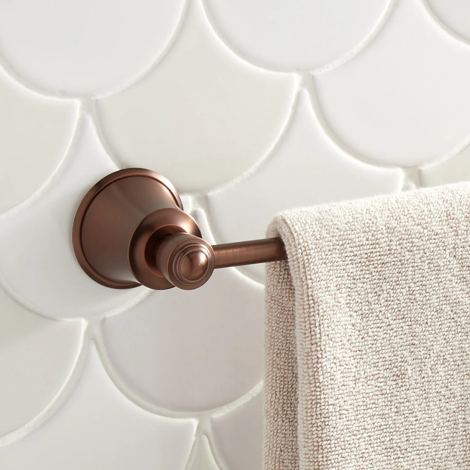 Signature Hardware 433258 Cooper 24" Towel Bar, Oil Rubbed Bronze ...