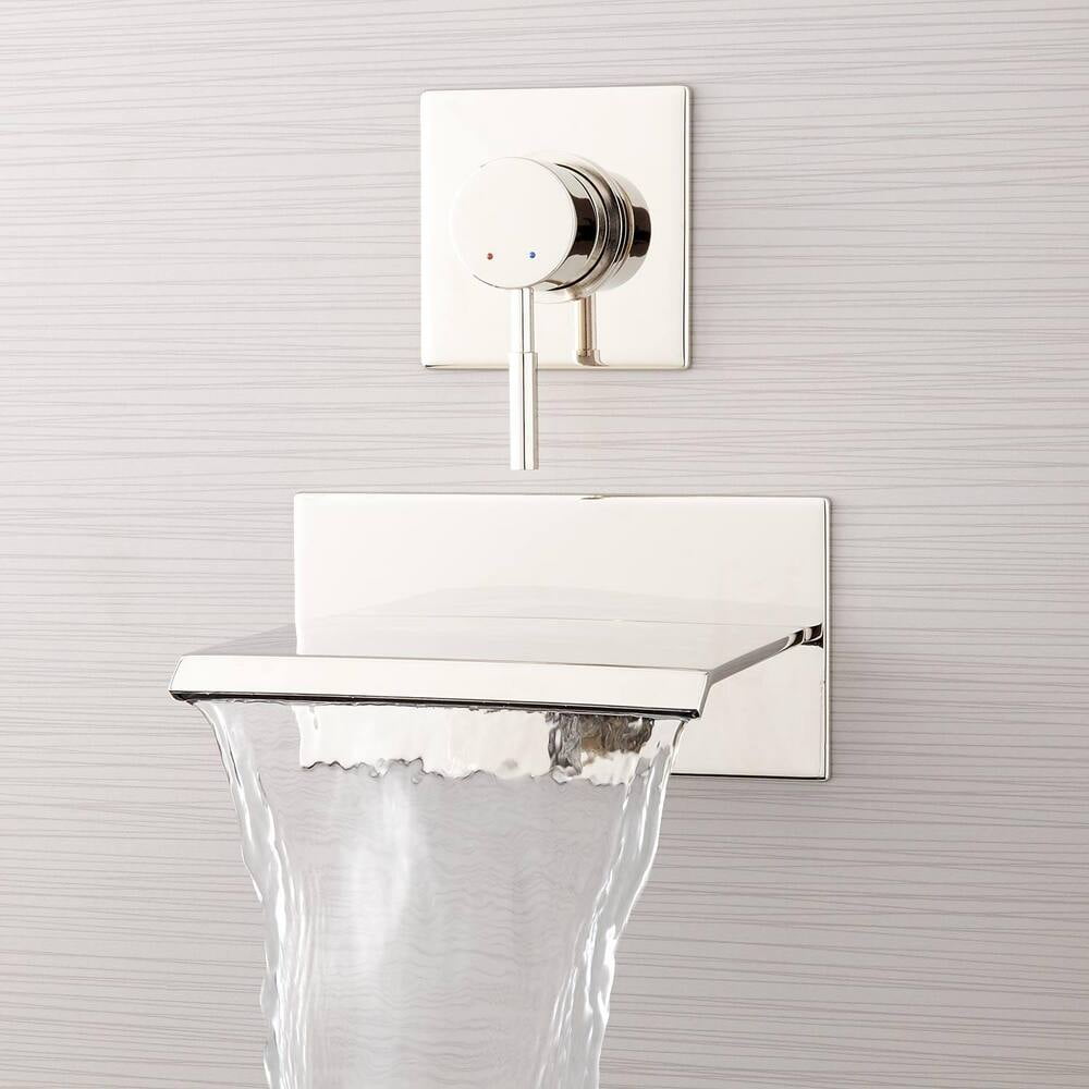 Waterfall Tub Filler Wall Mount