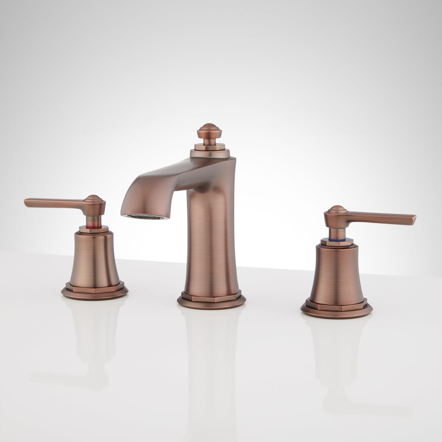 Signature Hardware 940973 Cooper 1.2 GPM Widespread Bathroom Faucet - Bronze - Walmart.com