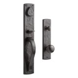 Signature Hardware SH552154DB Ellis Entrance Door Set with Round Knob w ...