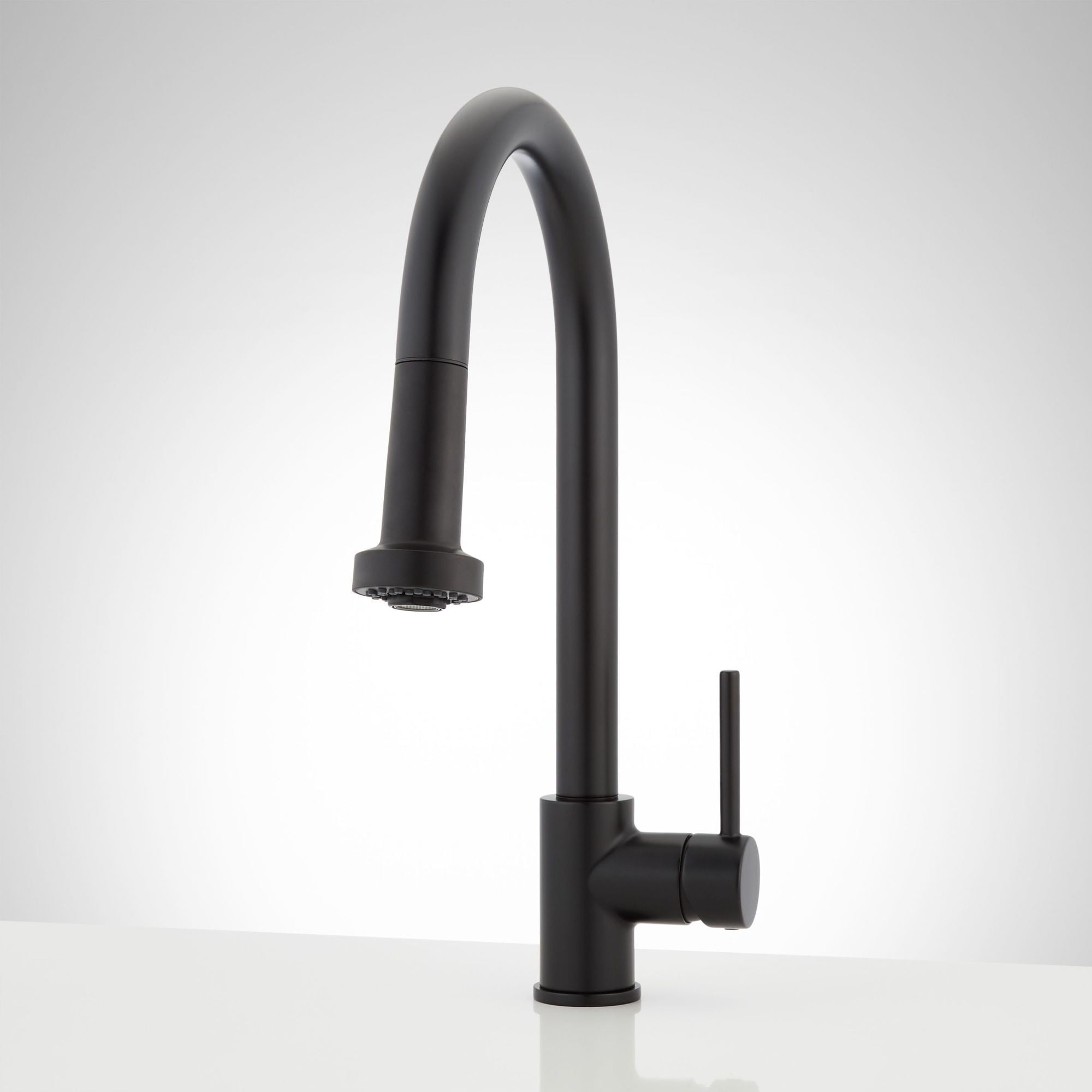 Signature Hardware SHXCRD107EMB Ridgeway 1.75 GPM Single Hole Pull Down Touchless Kitchen Faucet ...