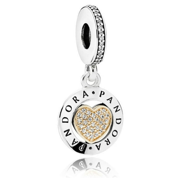 Signature Heart Pendant Charm - 792082CZ - Walmart.com