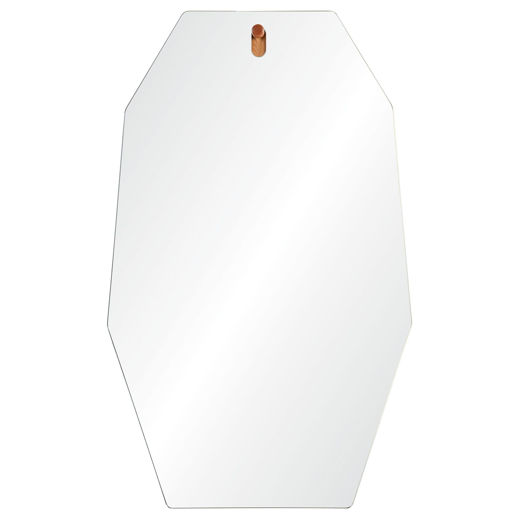 Signature Home Collection 34.5" Silver Finished Unframed Beveled ...