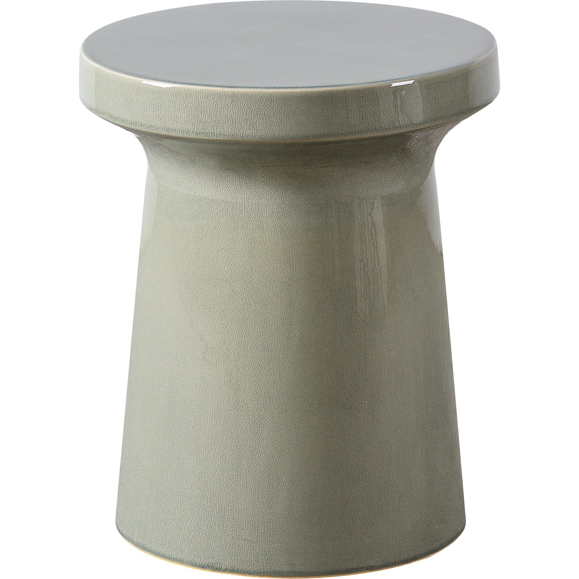 Signature Home Collection Ceramic Mushroom Outdoor Side Table - 17 ...