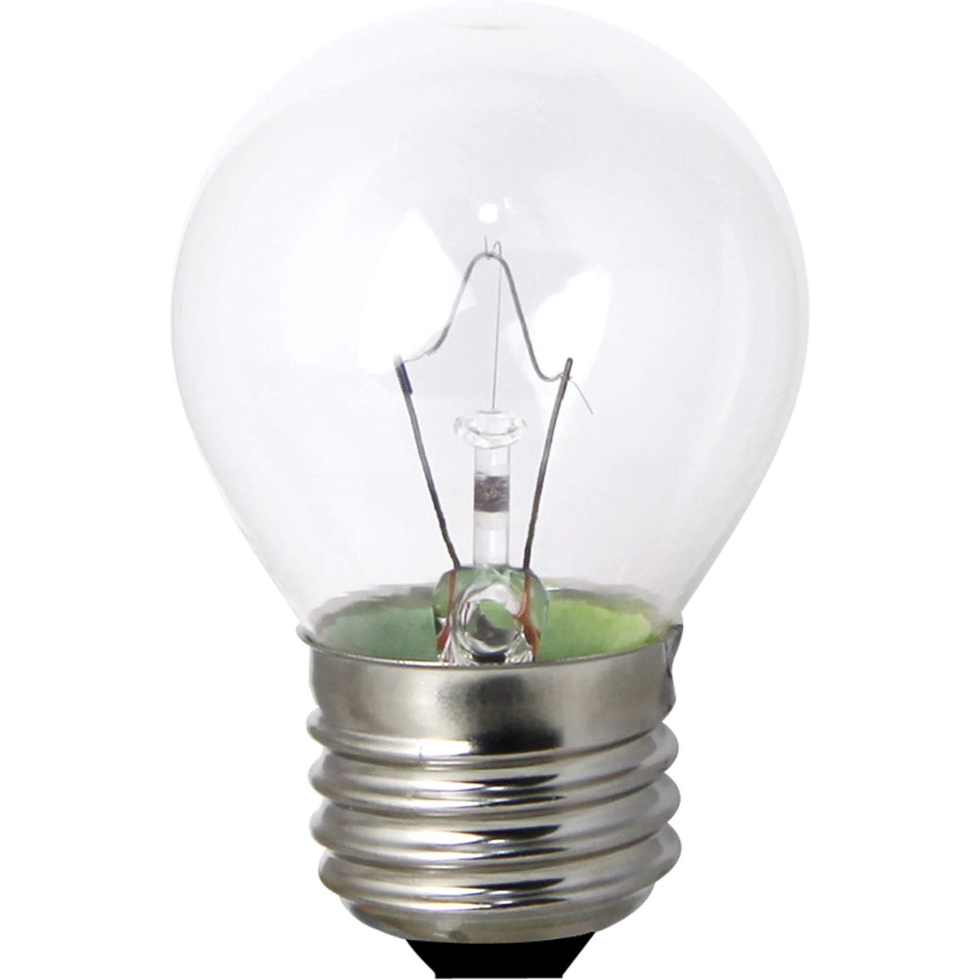 Signature Home Collection Set of 3 Clear Incandescent Light Bulbs with ...