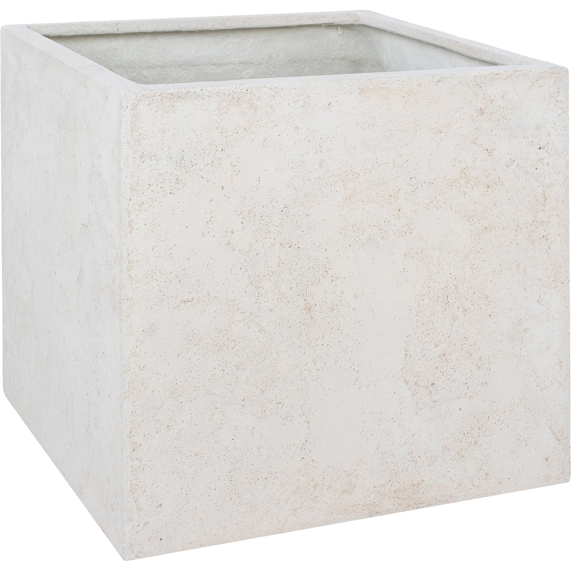 Signature Home Collection Volcanic Stone Cube Standing Planter - 18 ...