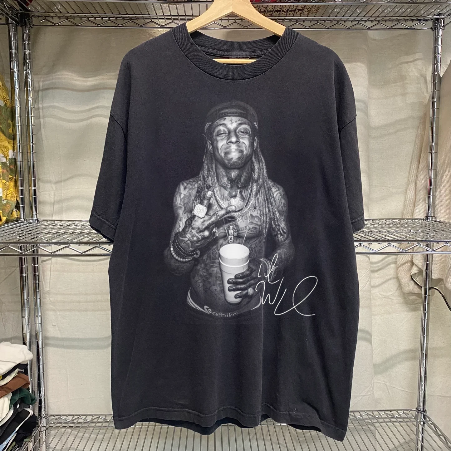Signature Lil Wayne Black Tshirt - Walmart.com