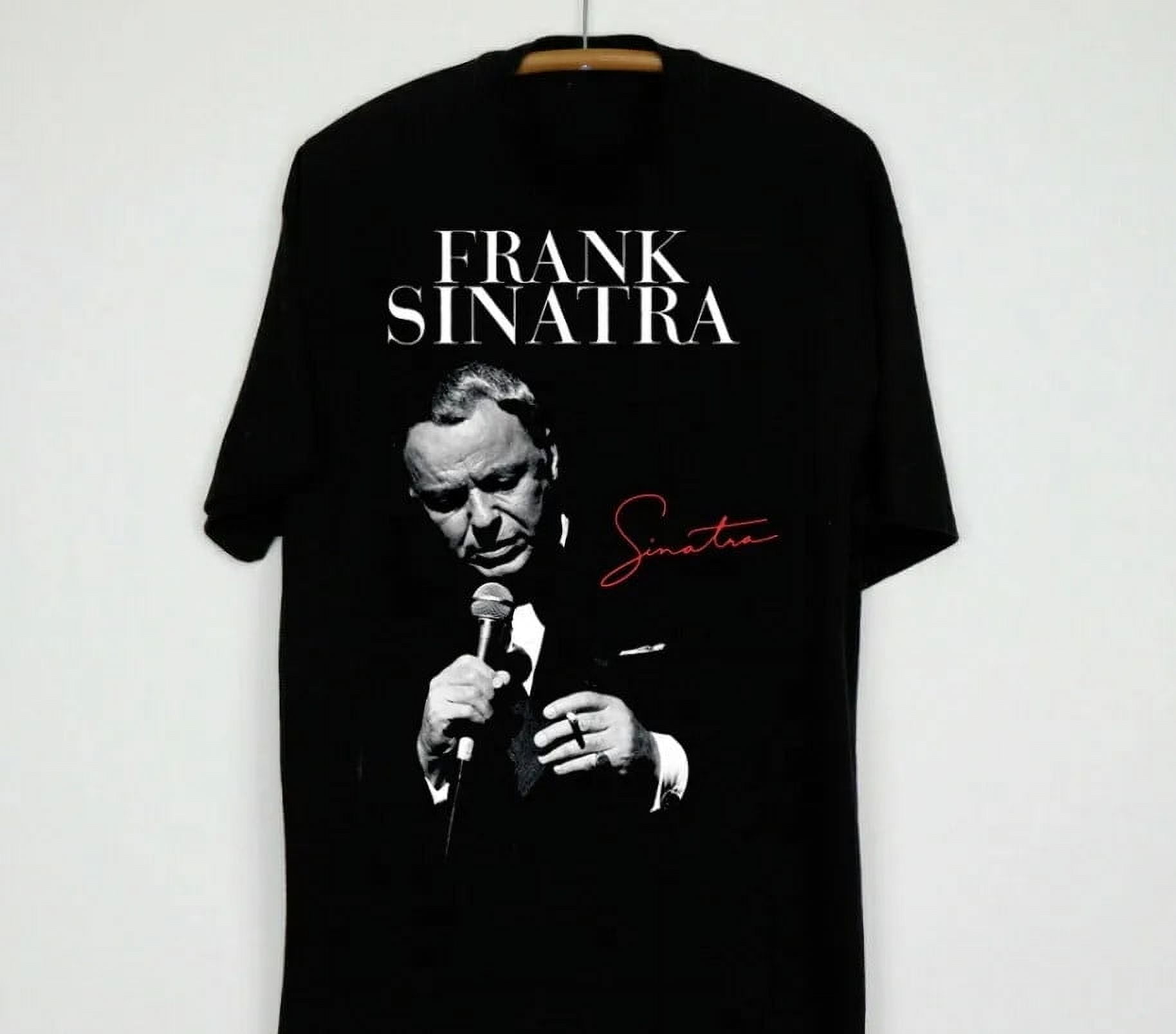 Signature Live Tour Frank Sinatra Shirt Short Sleeve Black Unisex ...