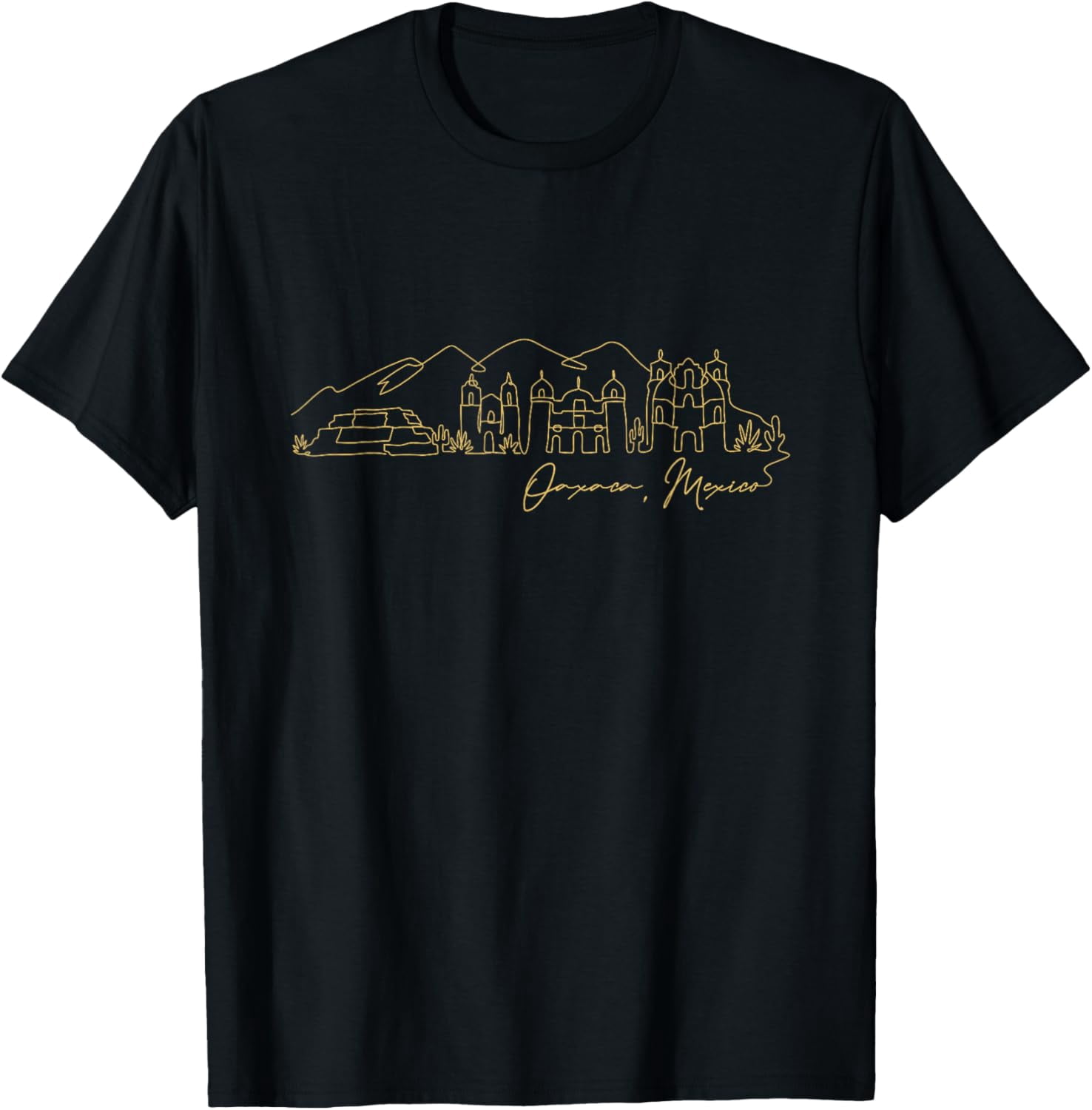 Signature Oaxaca City Skyline - Mexico Vacation Souvenir T-Shirt men ...