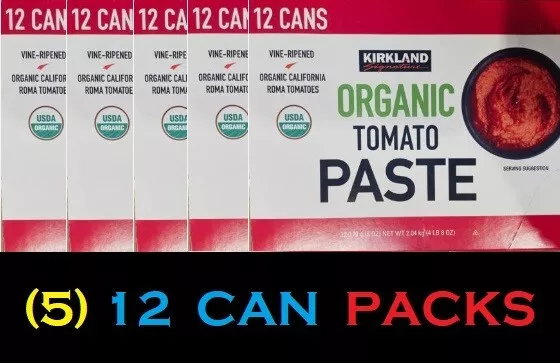 Signature Organic California Roma Tomato Paste 6 oz Cans - 60 Cans ...