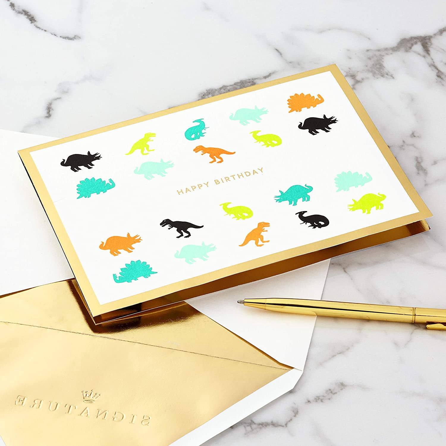 Signature Paper Wonder Pop Up Birthday Card (Dinosaurs) - Walmart.com