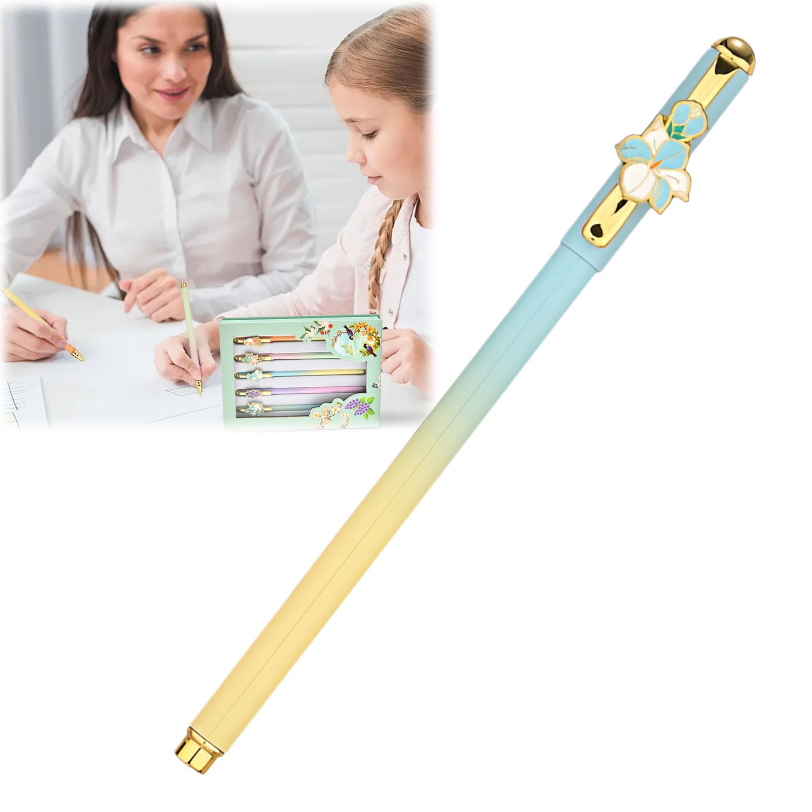 Signature Pens, Flower God Ballpoint Pen - Exquisite Museum Design ...